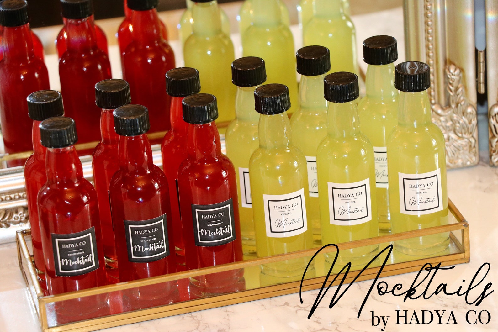 Mini Mocktails (non Alcoholic Beverage) ~ Perfect Favours for Weddings ...