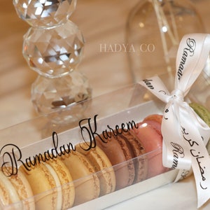 Ramadan or Eid Edition Luxe Macaroon Chocolate Favours - Perfect Gifts ...