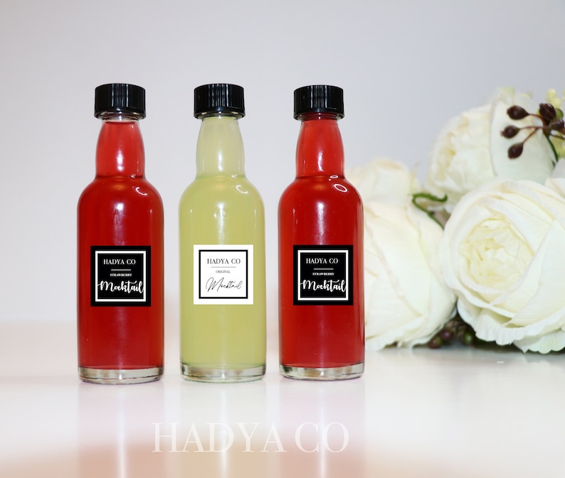 Mini Mocktails Non Alcoholic Beverage - Perfect Favours for Weddings ...