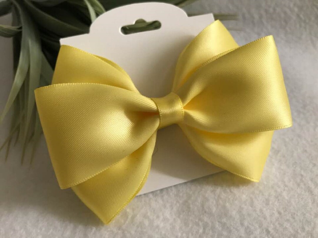 Fiocco per capelli giallo limone, fiocco per capelli per neonati ...