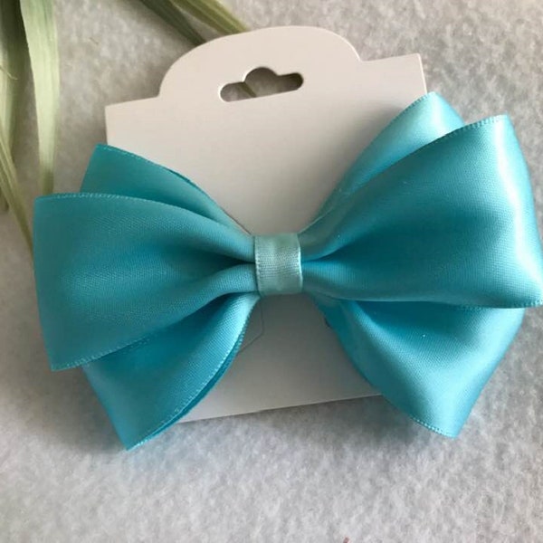 Turquoise Hair Bow - Etsy