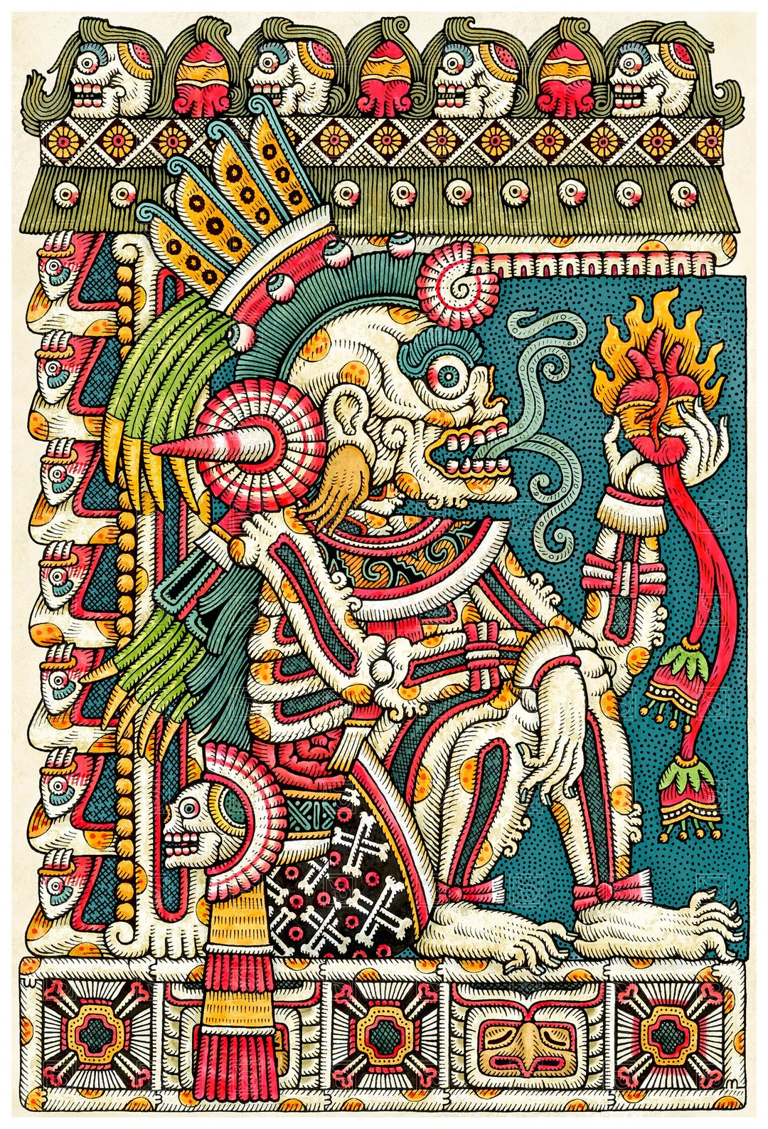 Mictlantecuhtli Dios Azteca