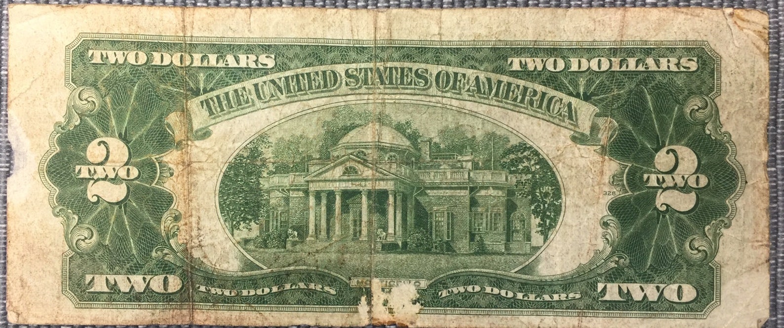 Series of 1928 F Star Replacement Note Two 2 Dollar Red Seal - Etsy