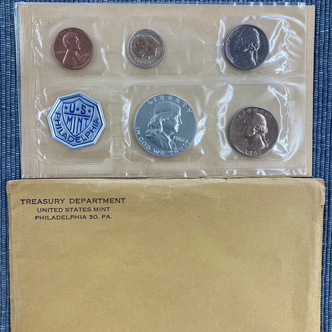 1962 Treasury Department United States Mint Philadelphia 30 PA Proof ...