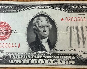 Rare Star Replacement Series of 1963 High Grade Note Five (5) Dollar ...