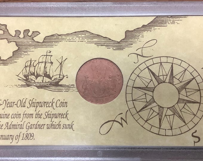 Shipwreck Coin 1808 British East India X (10) Cash Shipwreck Admiral ...