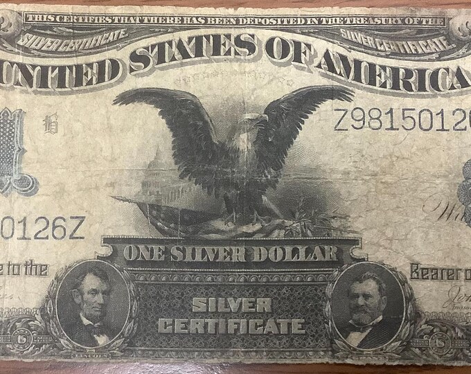 Americana Images of Historical U.S. Currency One 1 Dollar Bill BISON ...