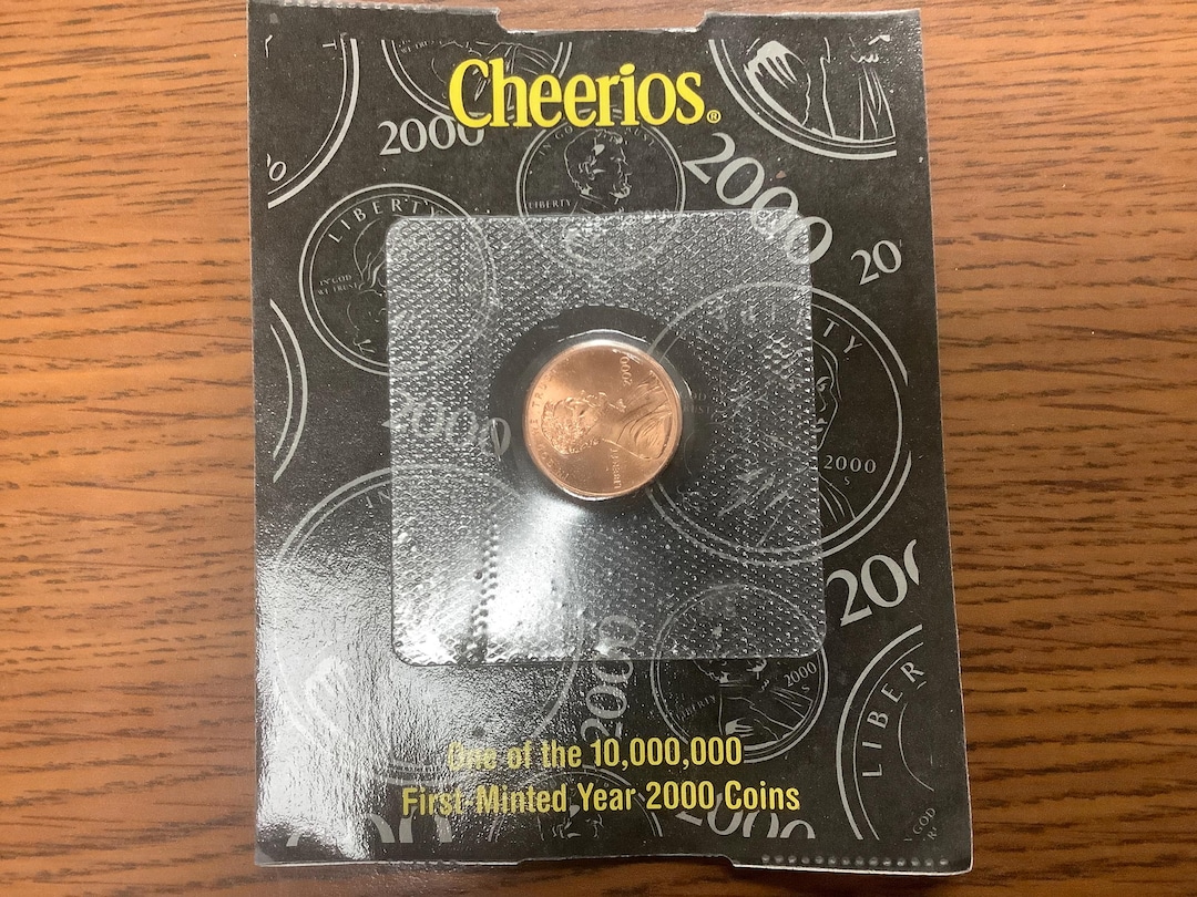 2000 Cheerios United State Mint Cert First One Cent of Year 2000 in ...