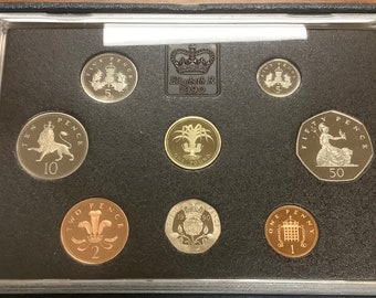 1982 Coins of Great Britain Royal Mint Issue Coin Set Proof Set - Etsy