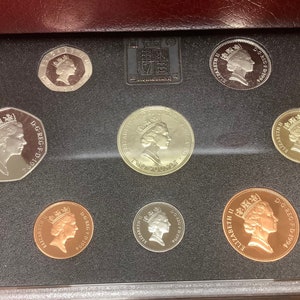 1994 300th Anniversary Bank of England Coins of Great Britain Royal Mint Issue Coin Set Prestige ...