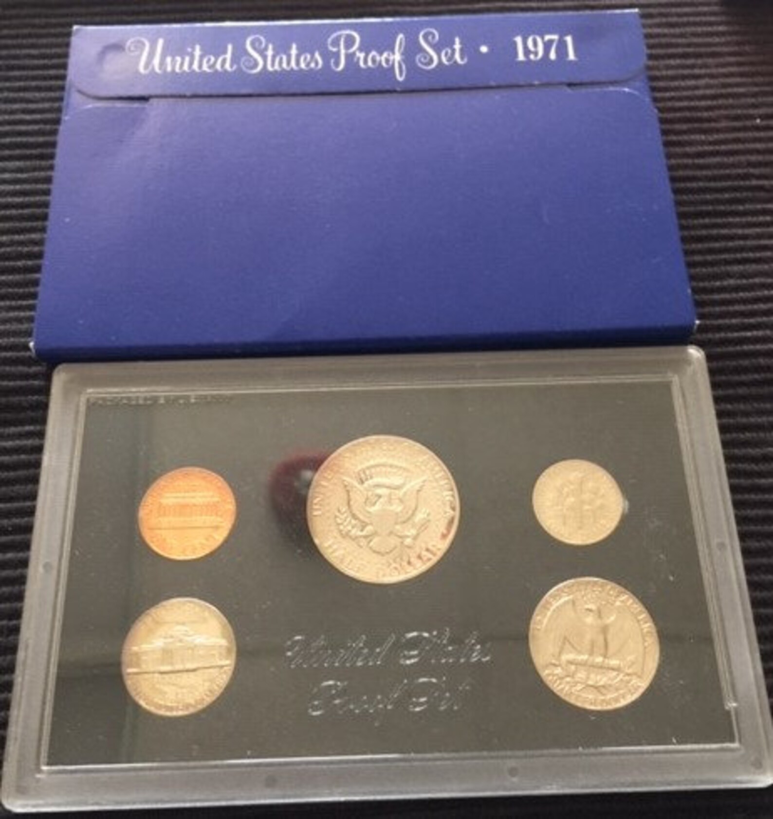 1971 United States Mint Proof Set in Original Box - Etsy