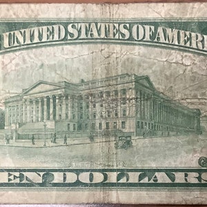 Series 1929 Ten (10) Dollar the Drovers National Bank of Chicago ...