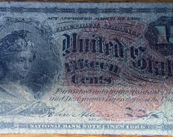 Act of 1863 United States Fourth Series 10 Cents Fractional Currency ...
