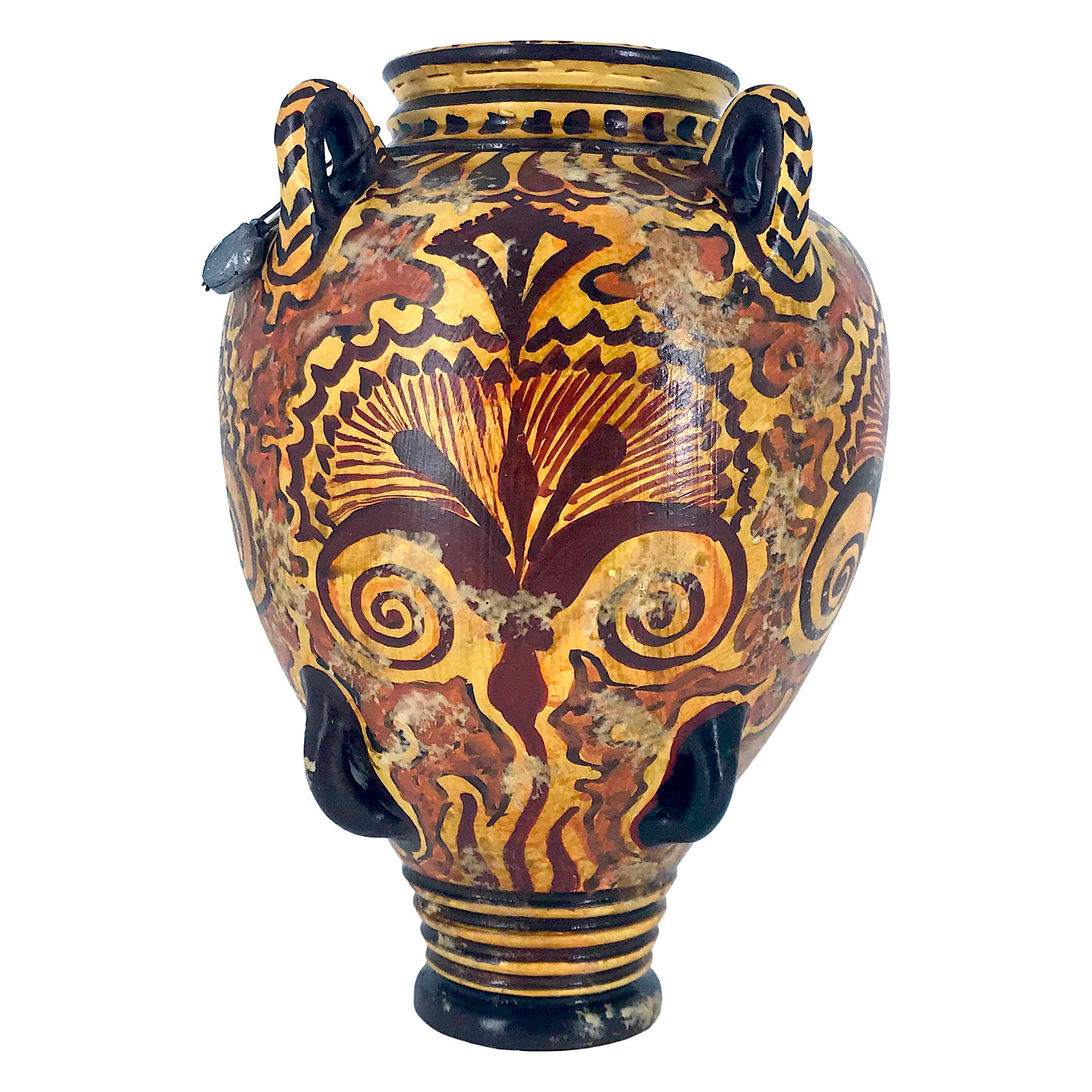 Minoan PITHOS With Papyrus Design Ancient Greek Replica Museum - Etsy