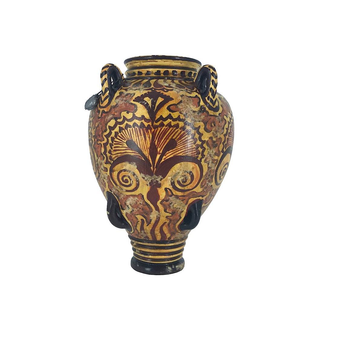 Minoan PITHOS With Papyrus Design Ancient Greek Replica Museum - Etsy