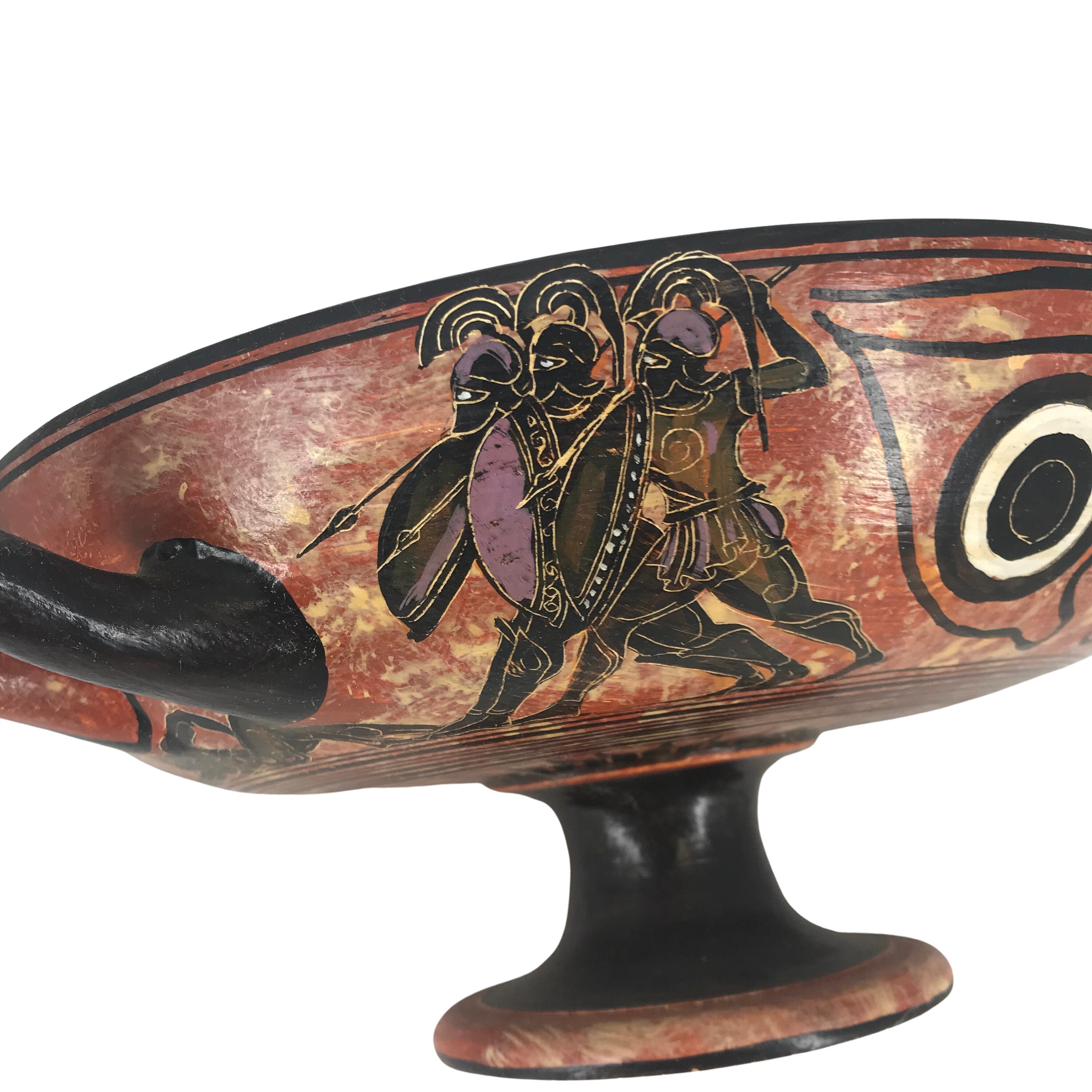 BLACK FIGURE KYLIX With Dionysus Crossing the Sea by Exekias, Ancient ...