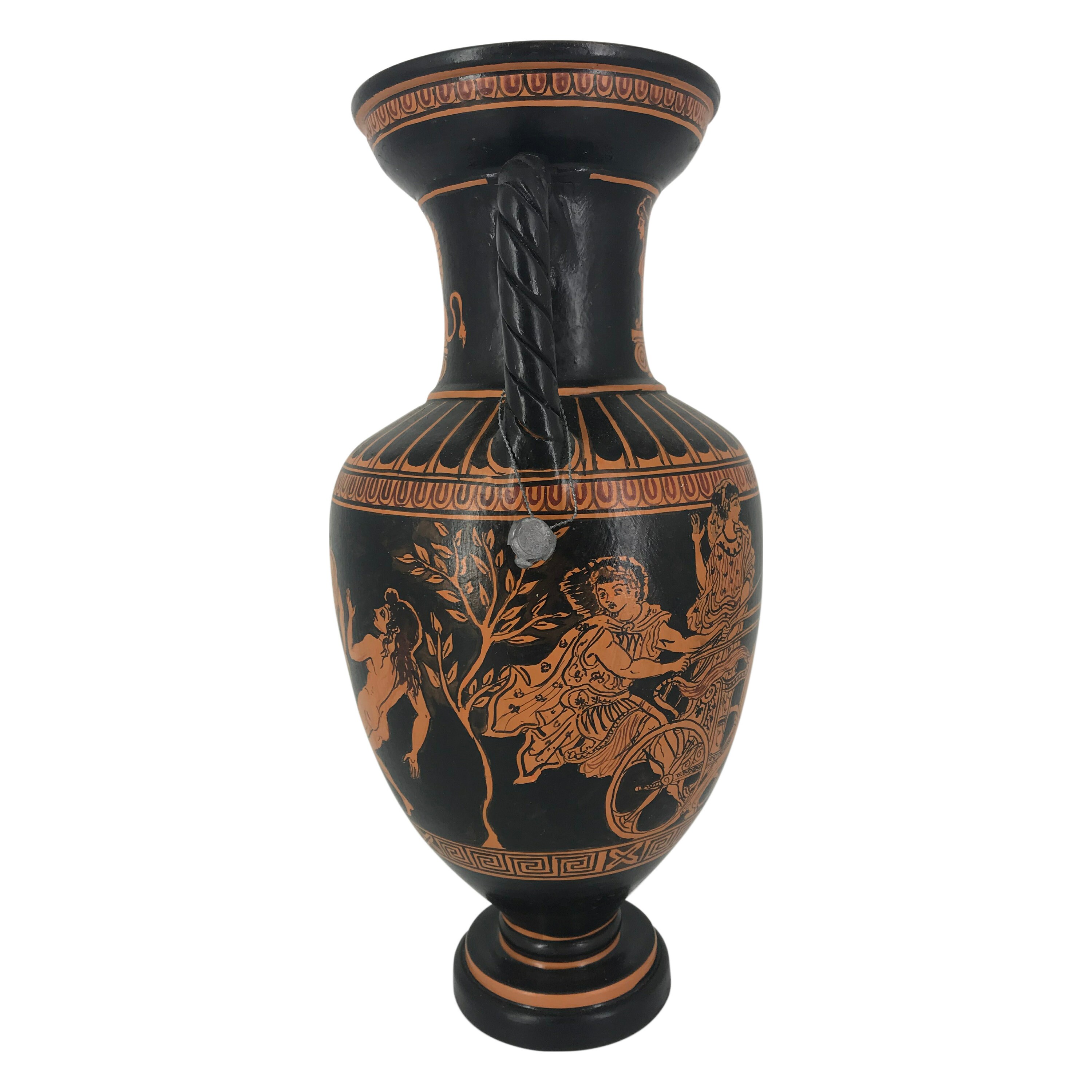 Red Figure Pottery Ancient Greek Museum Replica Terracotta Ceramic Art ...
