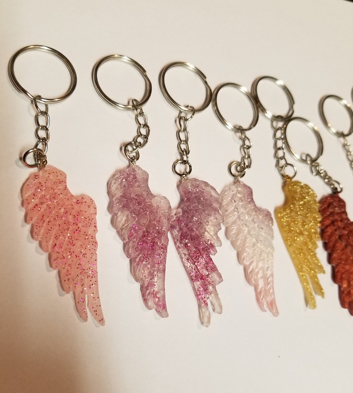 Wings Key Chain Customization Available for Colors - Etsy