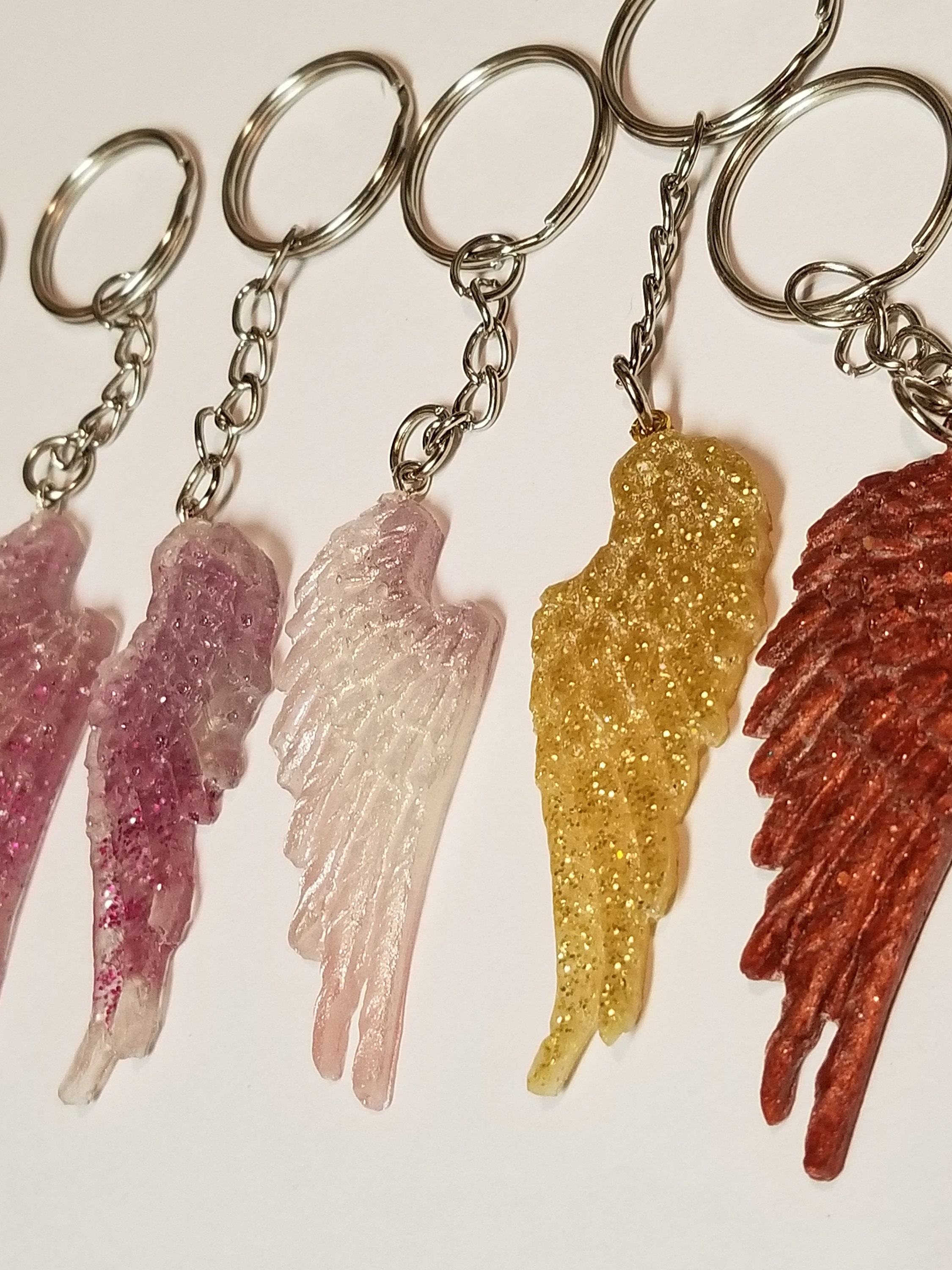 Wings Key Chain Customization Available for Colors - Etsy