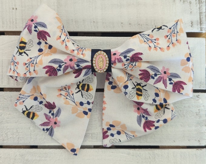 Catholic Girls Hair Bow | Catholic Children's Gift - Etsy