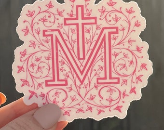 Catholic Cross Sticker - Etsy