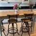 Breakfast Bar - Kitchen Island - Farmhouse Style Turned Leg Butcher ...