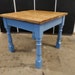The Square Kitchen Table Farmhouse Dining Table Reclaimed Wood Top ...