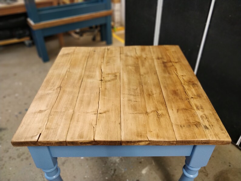 The Square Kitchen Table Farmhouse Dining Table Reclaimed - Etsy