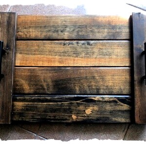 Eco-friendly Rustic Serving Tray: Crafted From Reclaimed Wood - Etsy