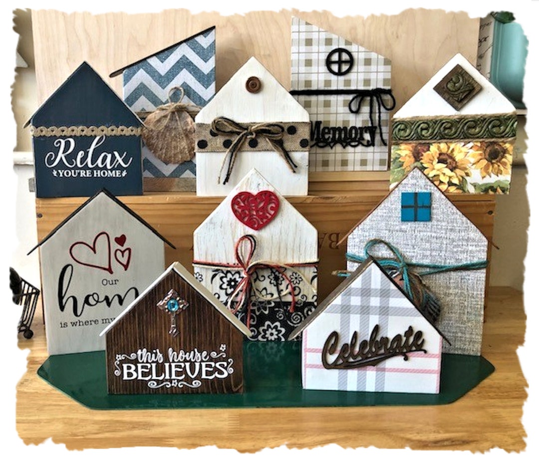 Handmade Small Wooden Houses - Variety - Etsy