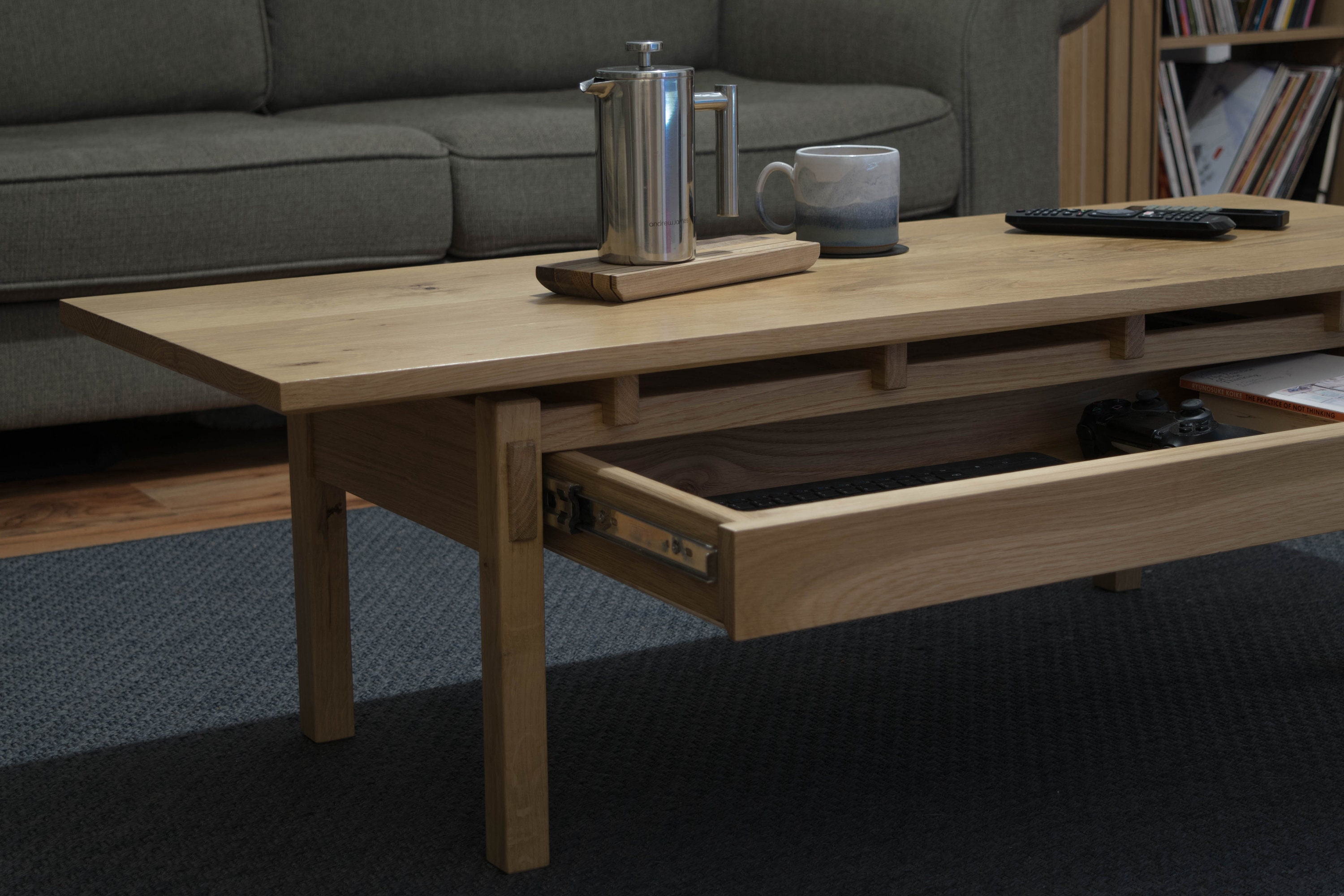 Modern Coffee Table - Japanese Inspired Japandi || Handmade 100% Solid ...