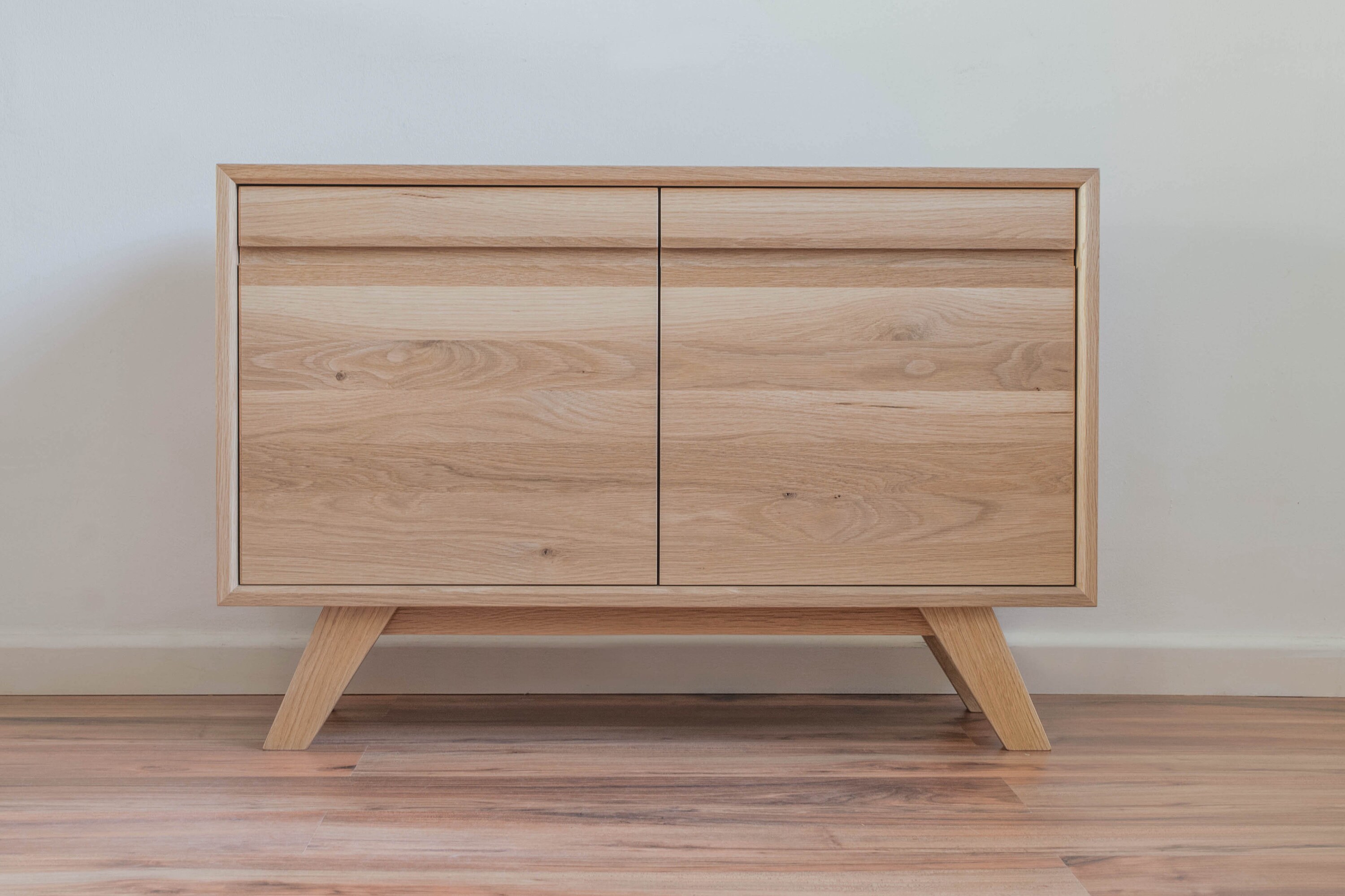 Sideboard TV Unit Media, Hi-fi Stand, End Table Handmade 100% Solid Oak ...