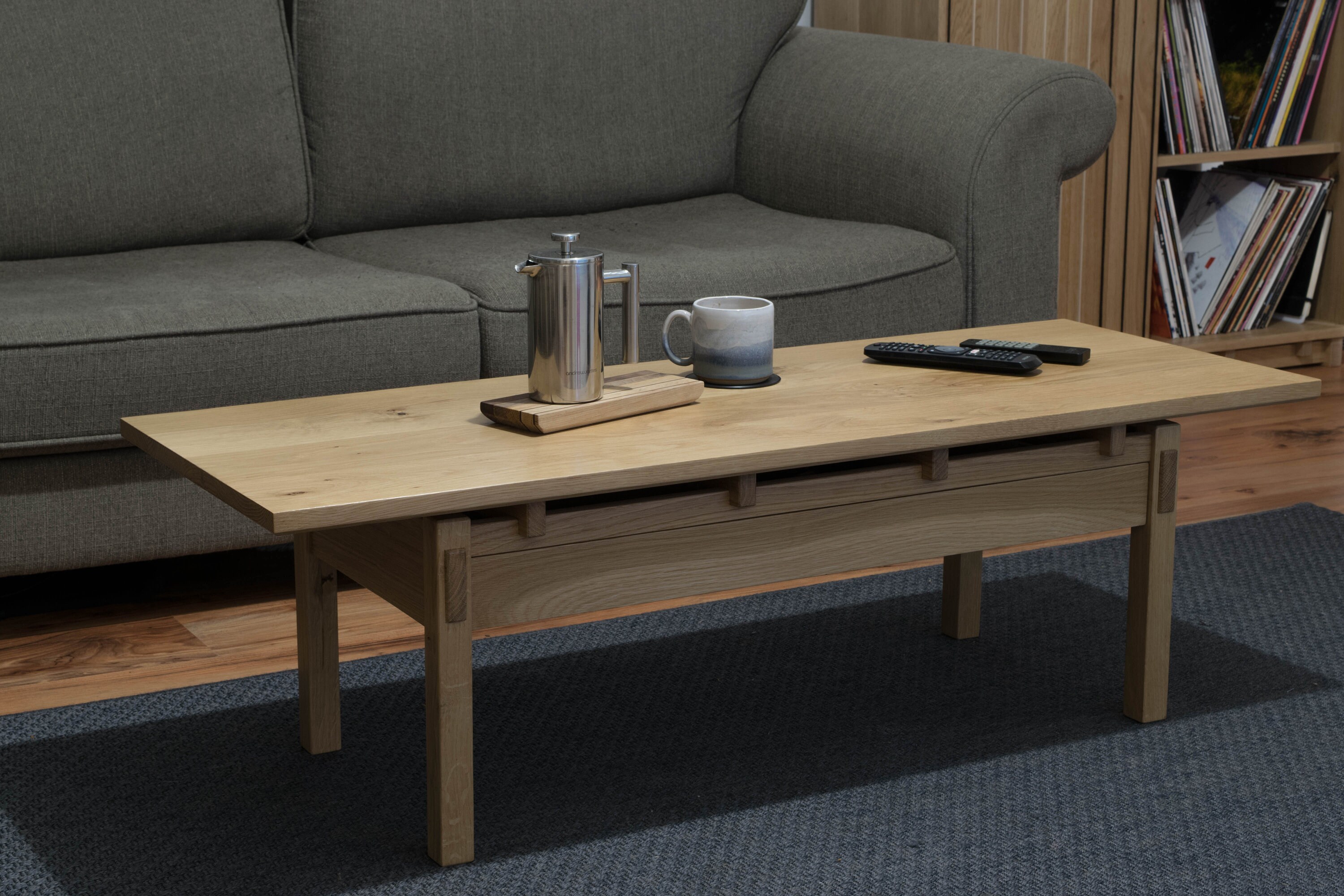 Modern Coffee Table Japanese Inspired Japandi Handmade - Etsy