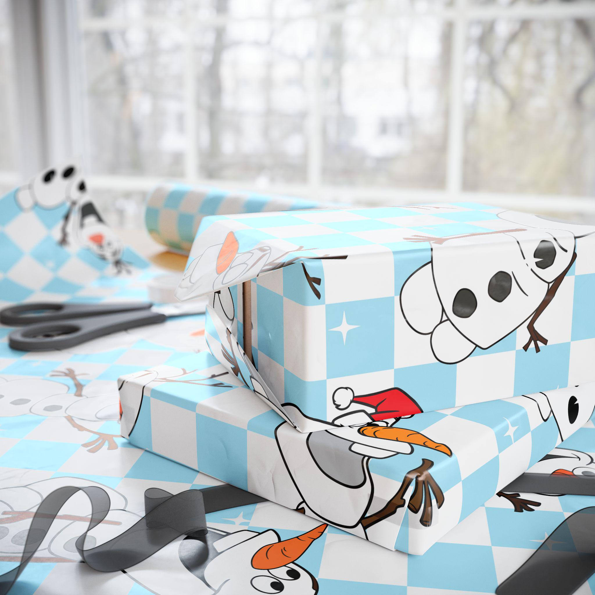 Olaf Frozen Wrapping Paper - Etsy