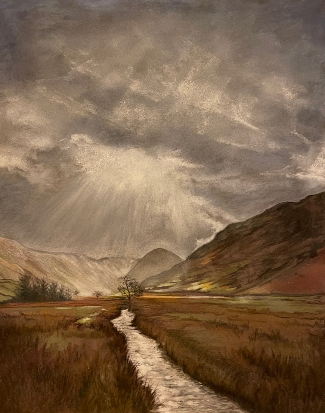 An Original Drawing Study of Martindale in the English Lake District ...