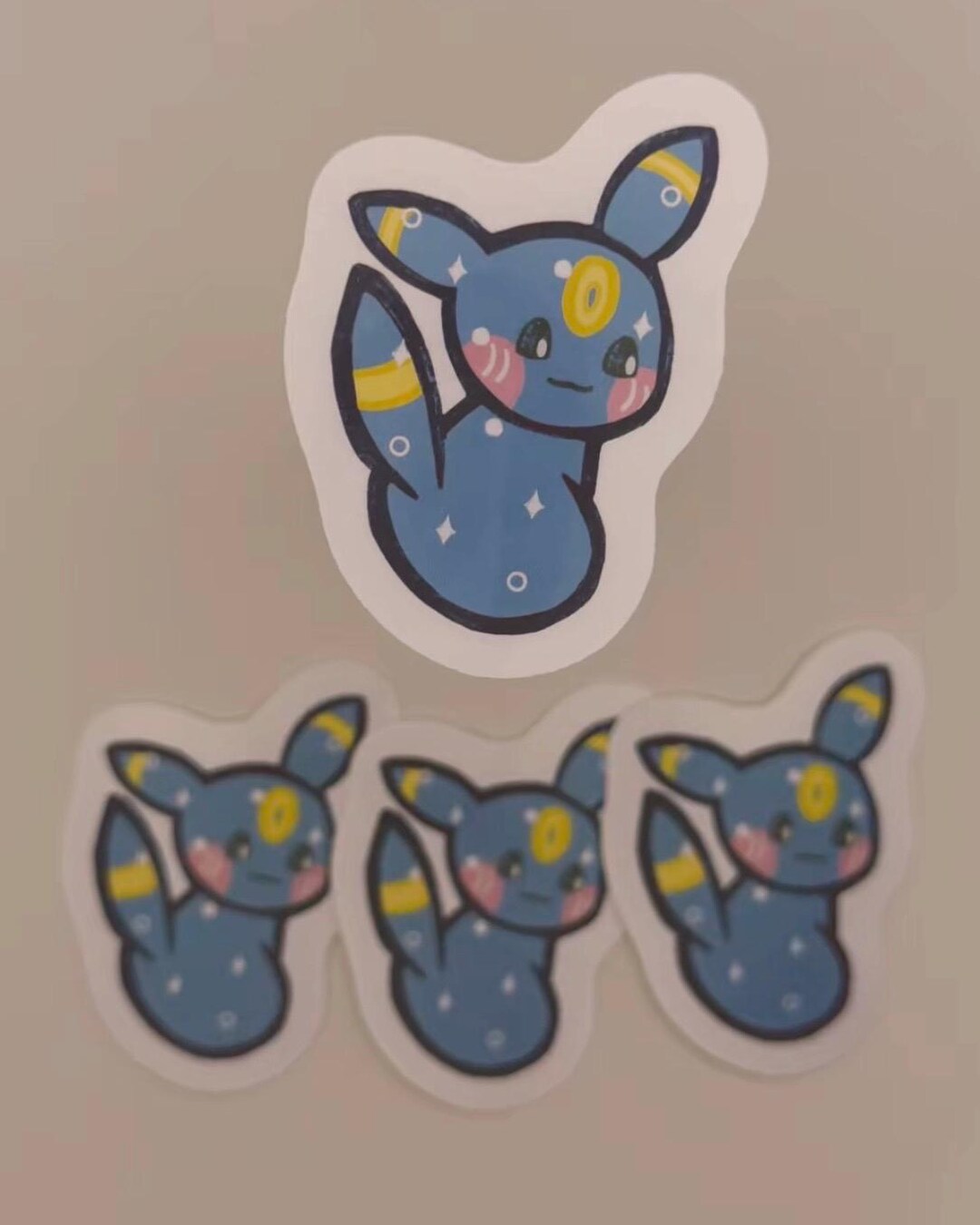Pokemon-eeveelutions-umbreon-kawaii Sticker-water Resistant-die Cut ...