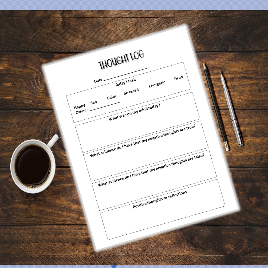 Emotional Wellness Worksheet Pack: Minimalist Reflection (digital ...