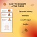 Daily to Do Lists-apple Theme | Set of 3 | Printable | 8.5x11 ...