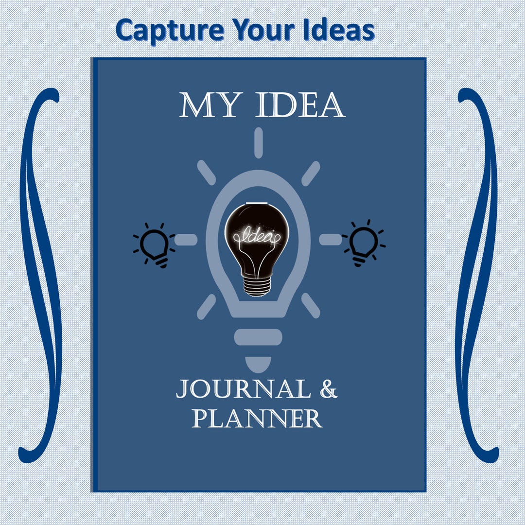 Idea Journal and Planner | Digital Delivery | Idea to Reality Planner ...