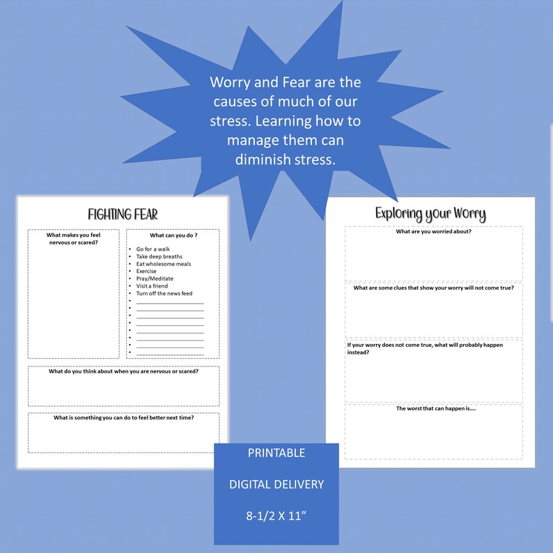 Emotional Wellness Worksheet Pack: Minimalist Reflection (digital ...