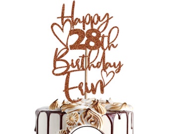 28th Birthday Topper | Etsy