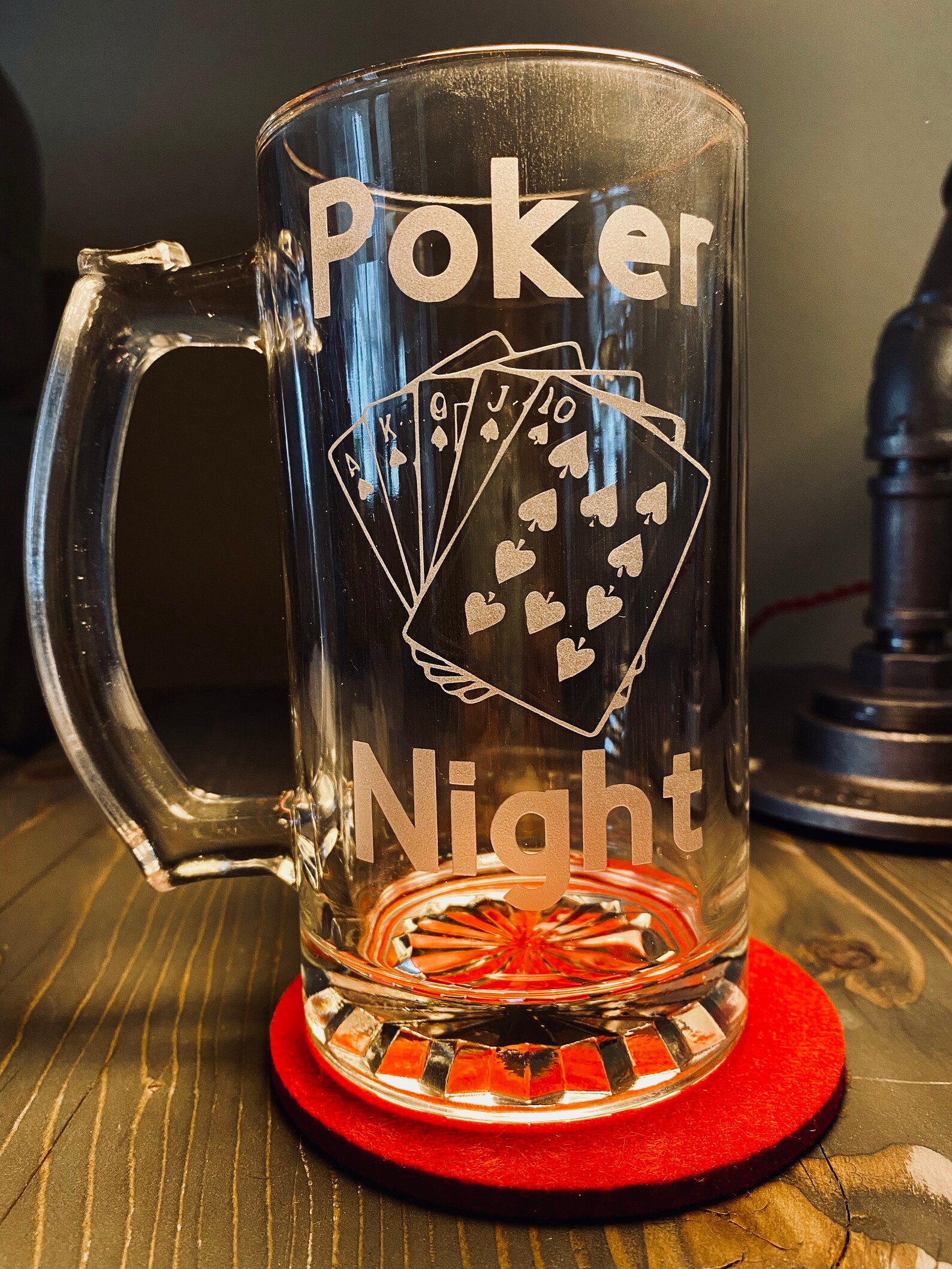 Etched Beer Mug Personalized Beer Mug Personalized Glasses - Etsy