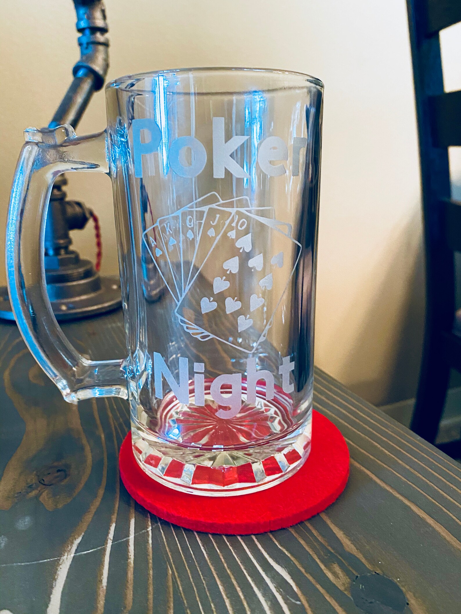 Etched Beer Mug Personalized Beer Mug Personalized Glasses - Etsy