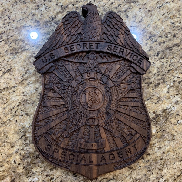 Secret Service Badge - Etsy