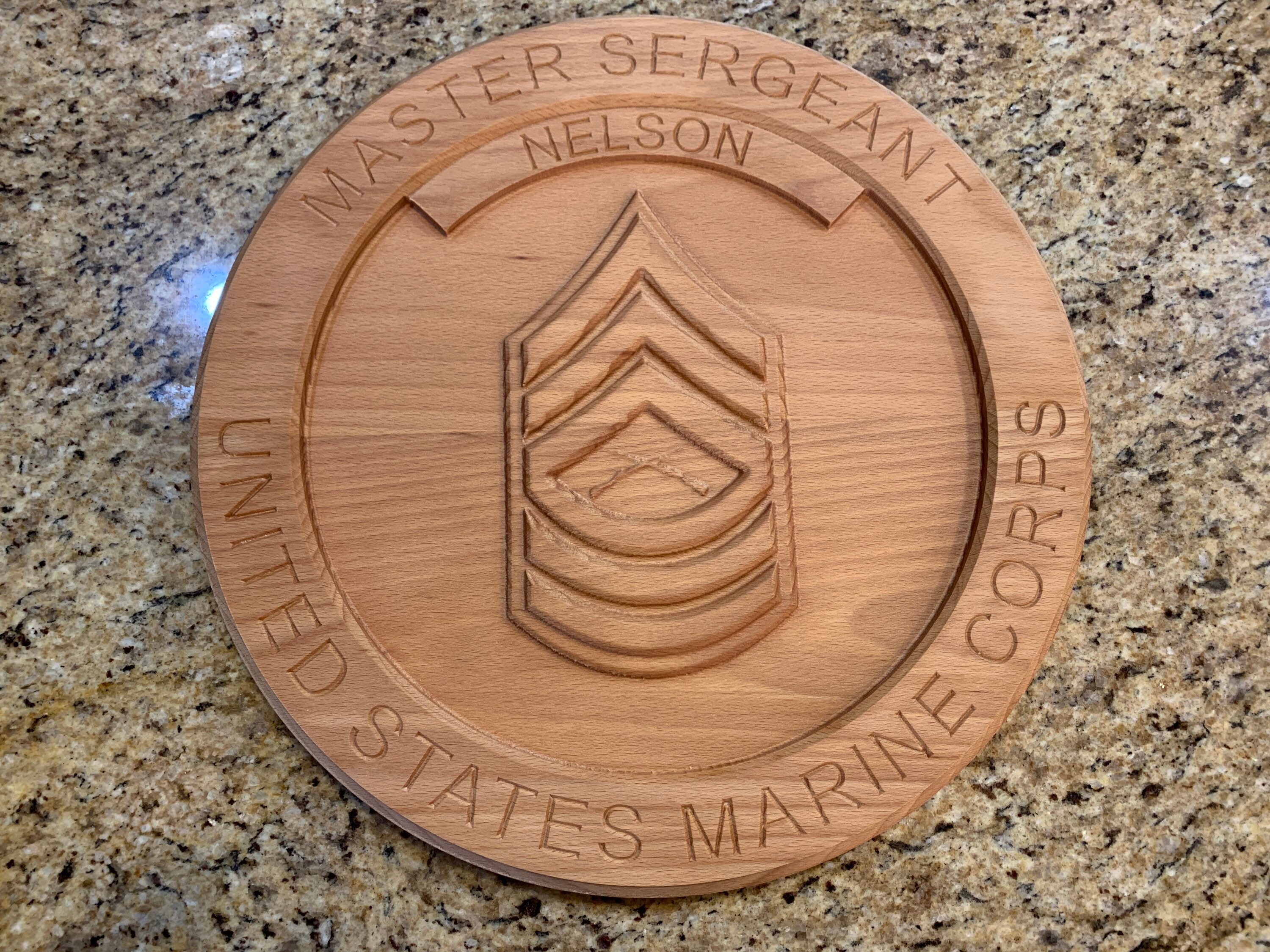 Personalized US Military Rank Plaque - Etsy