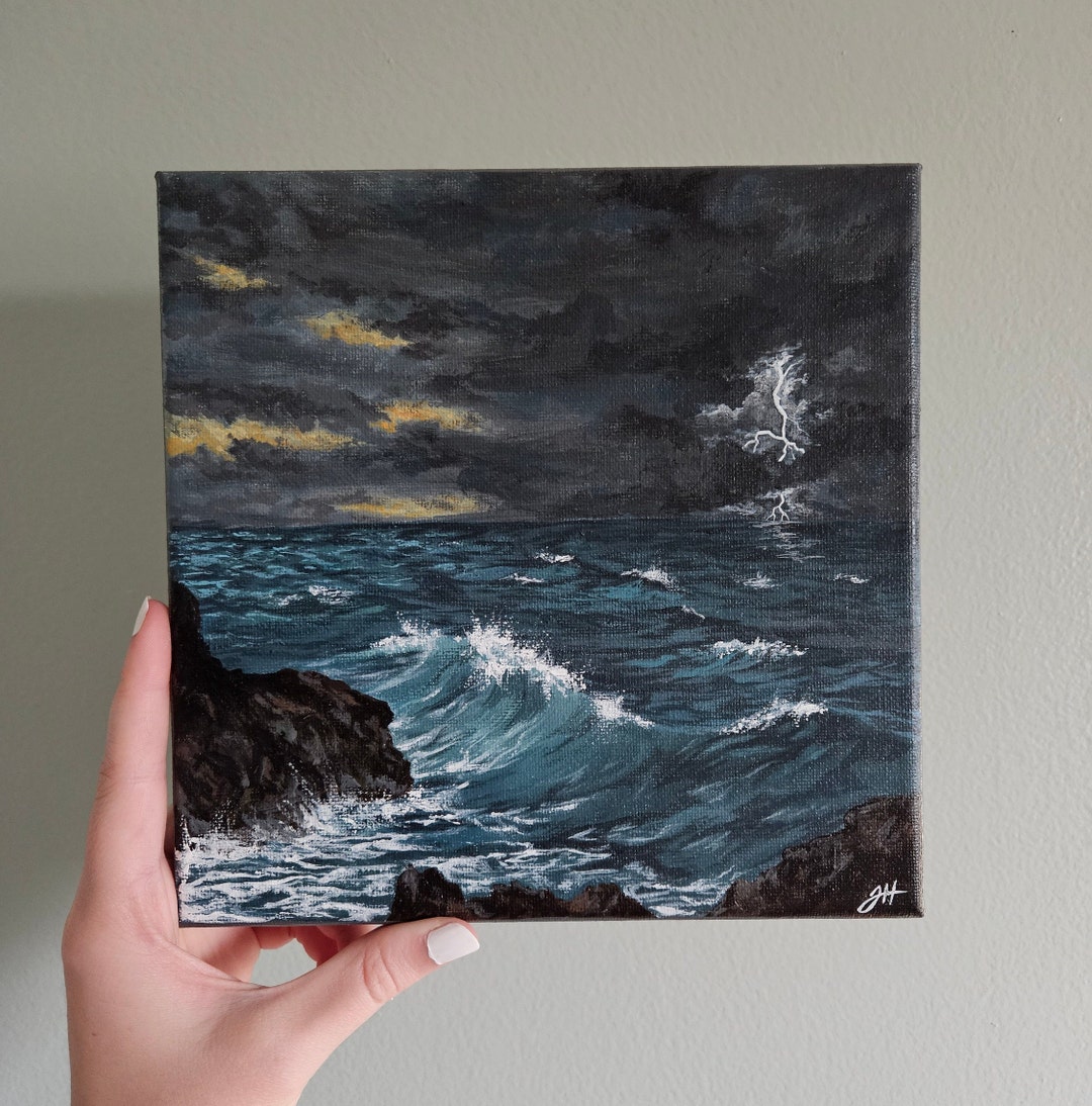 Be Not Afraid-8x8 Original Painting - Etsy