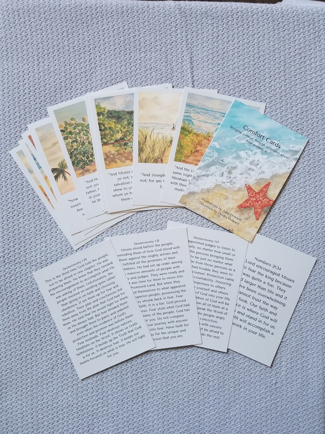 Comfort Cards--25 Watercolor Cards With Scripture - Etsy