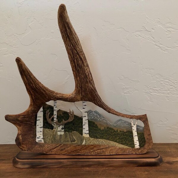 Moose Antler Carving - Etsy