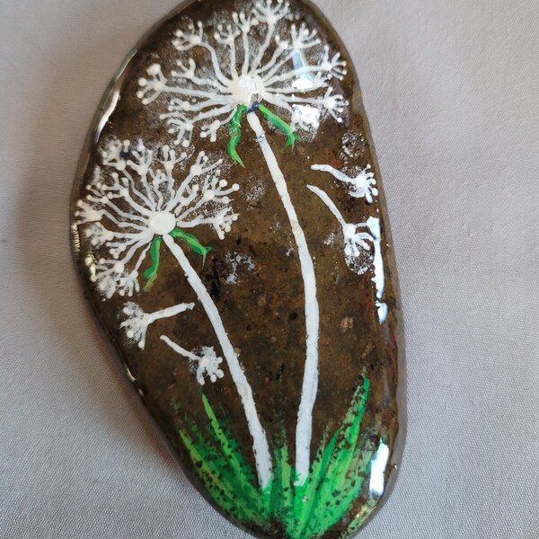 Painted Rocks Dandelion - Etsy