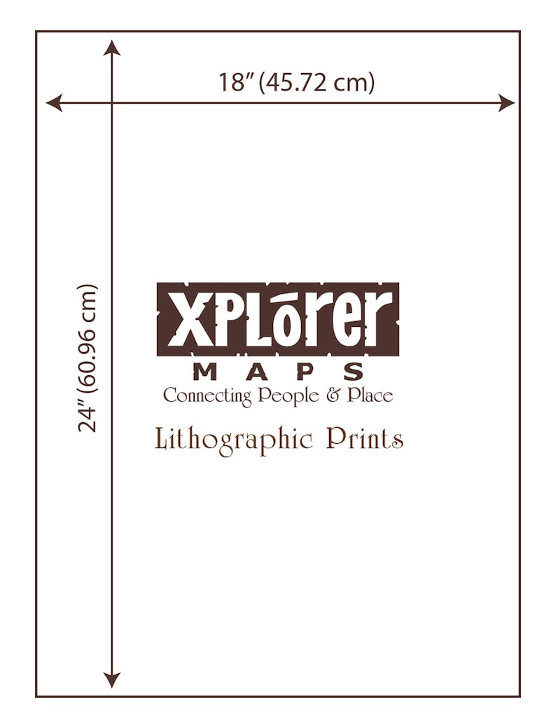 Banff National Park Map Poster | Hand-drawn, Vintage Style Lithograph ...